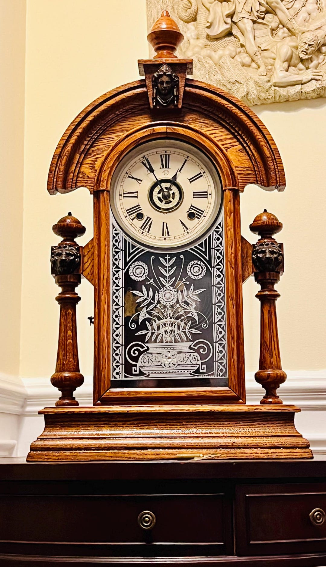 Antique Ansonia King Kitchen / Cabinet Clock - Etsy