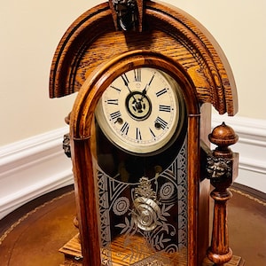 Antique Ansonia King Kitchen / Cabinet Clock - Etsy