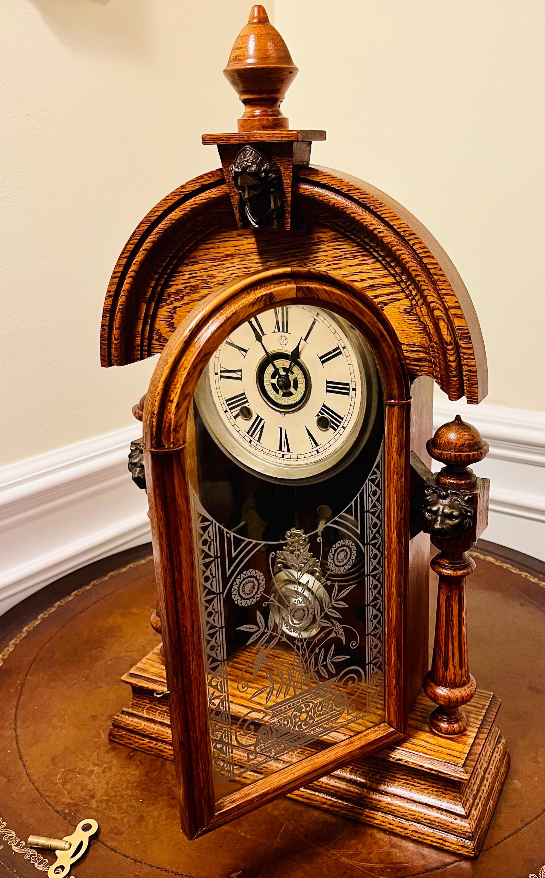 Antique Ansonia King Kitchen / Cabinet Clock - Etsy