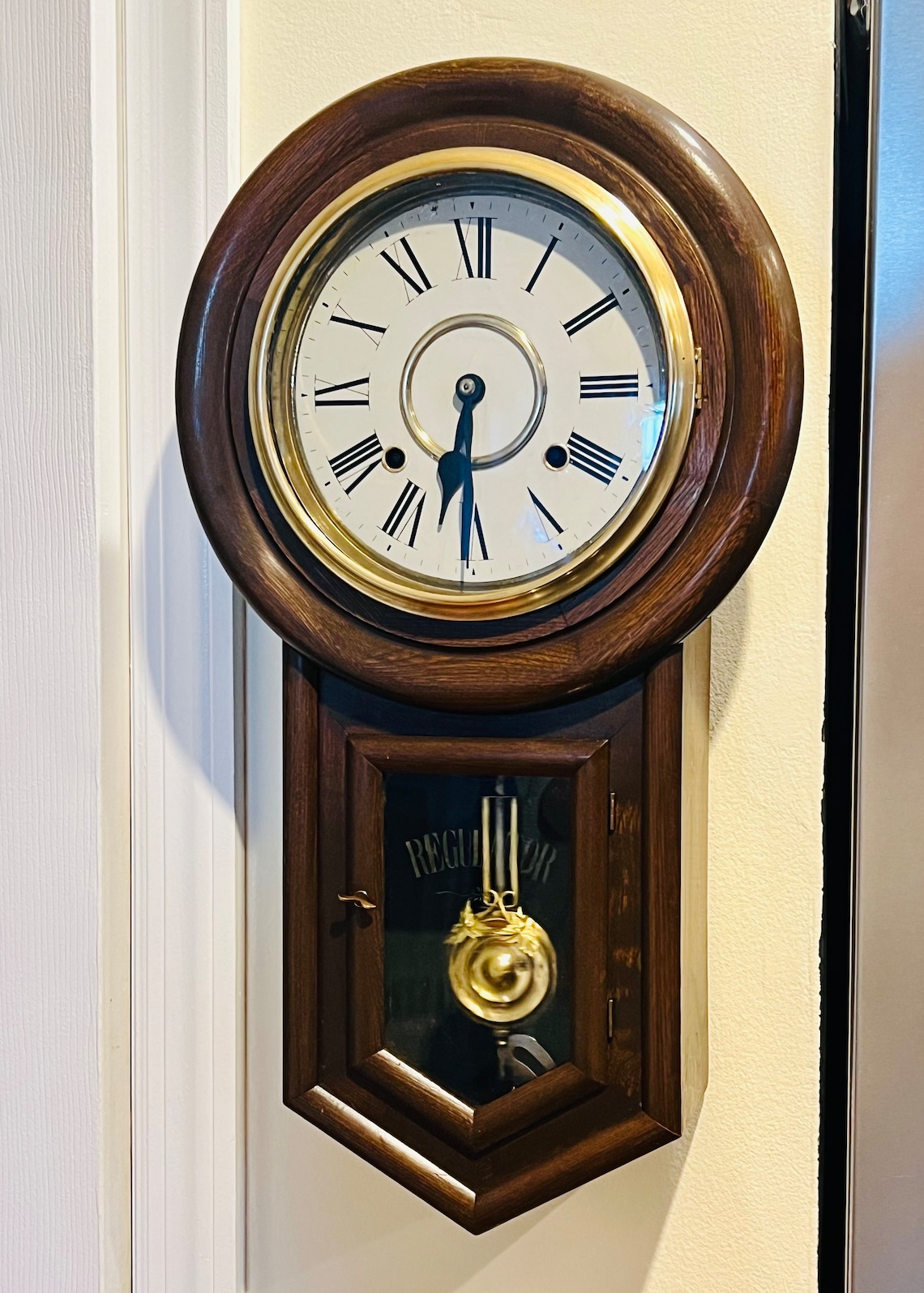 Vintage/antique Meiji japanese Rounded Drop Regulator Clock - Etsy