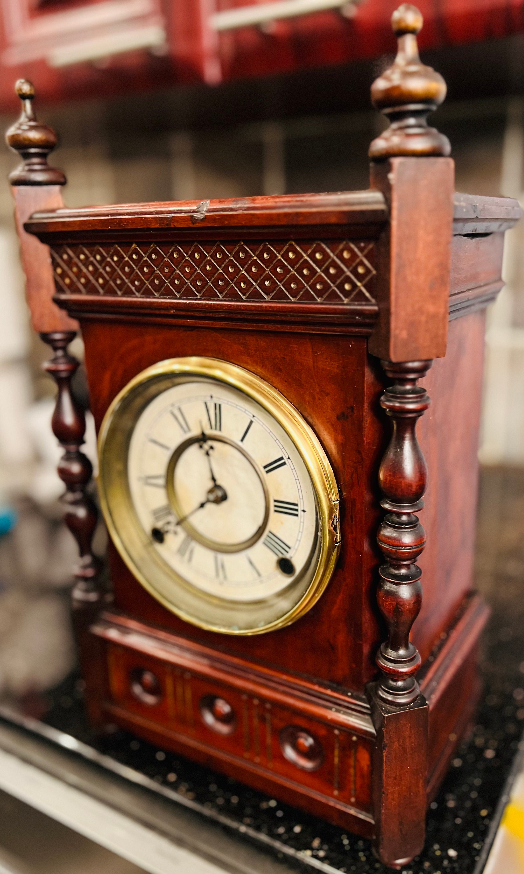 Antique F. Kroeber # 12 Cabinet / Mantel Clock Circa 1888 - Etsy
