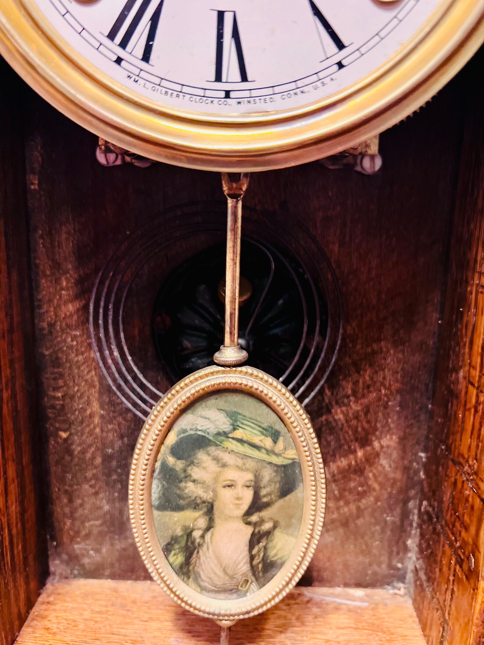 Antique Gilbert Gingerbread / Kitchen Clock - Etsy