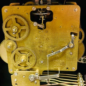 Vintage Wuersch Westminster Chime Carriage /mantel Clock - Etsy