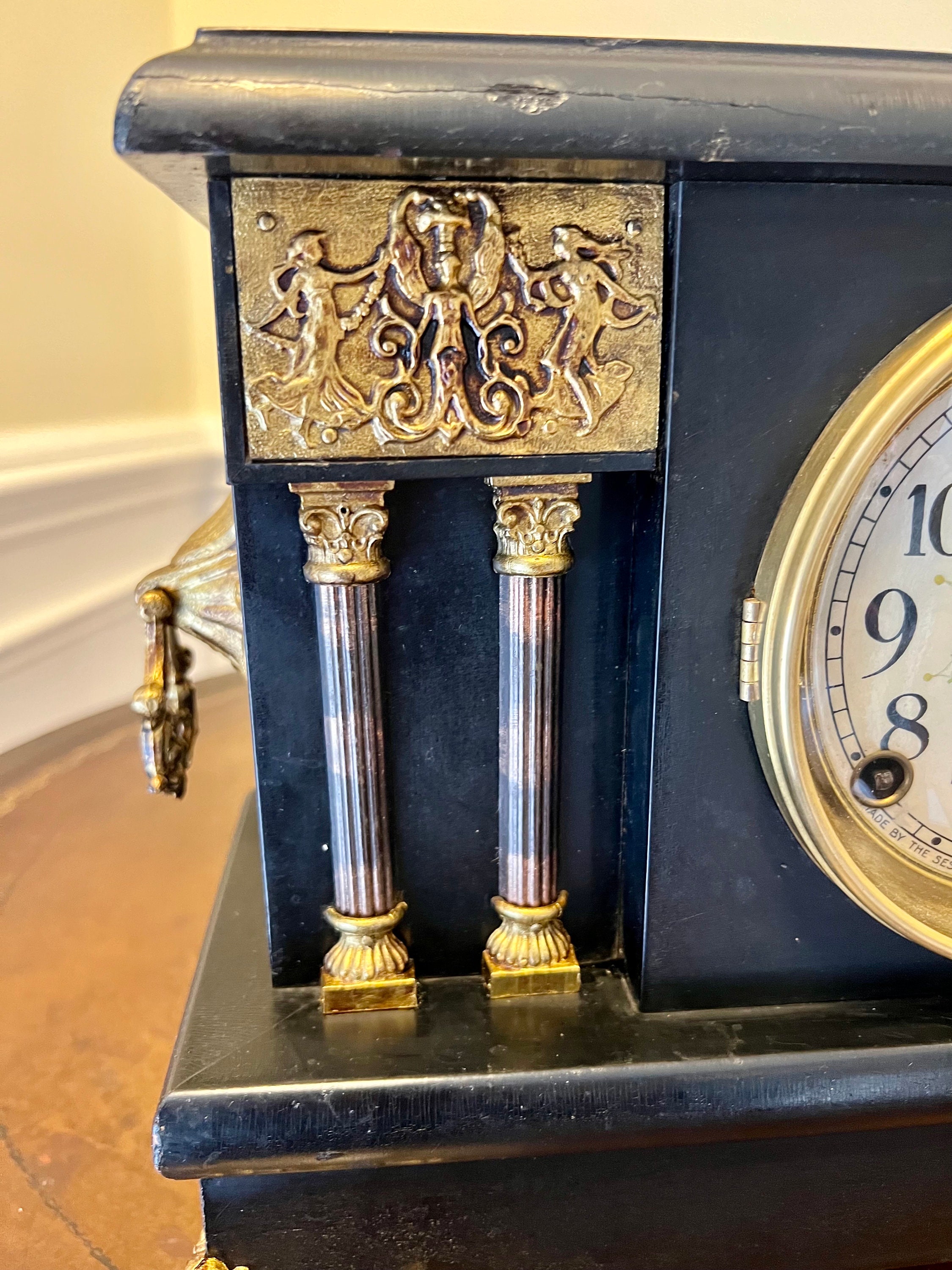 Antique Sessions Mantel Clock - Etsy
