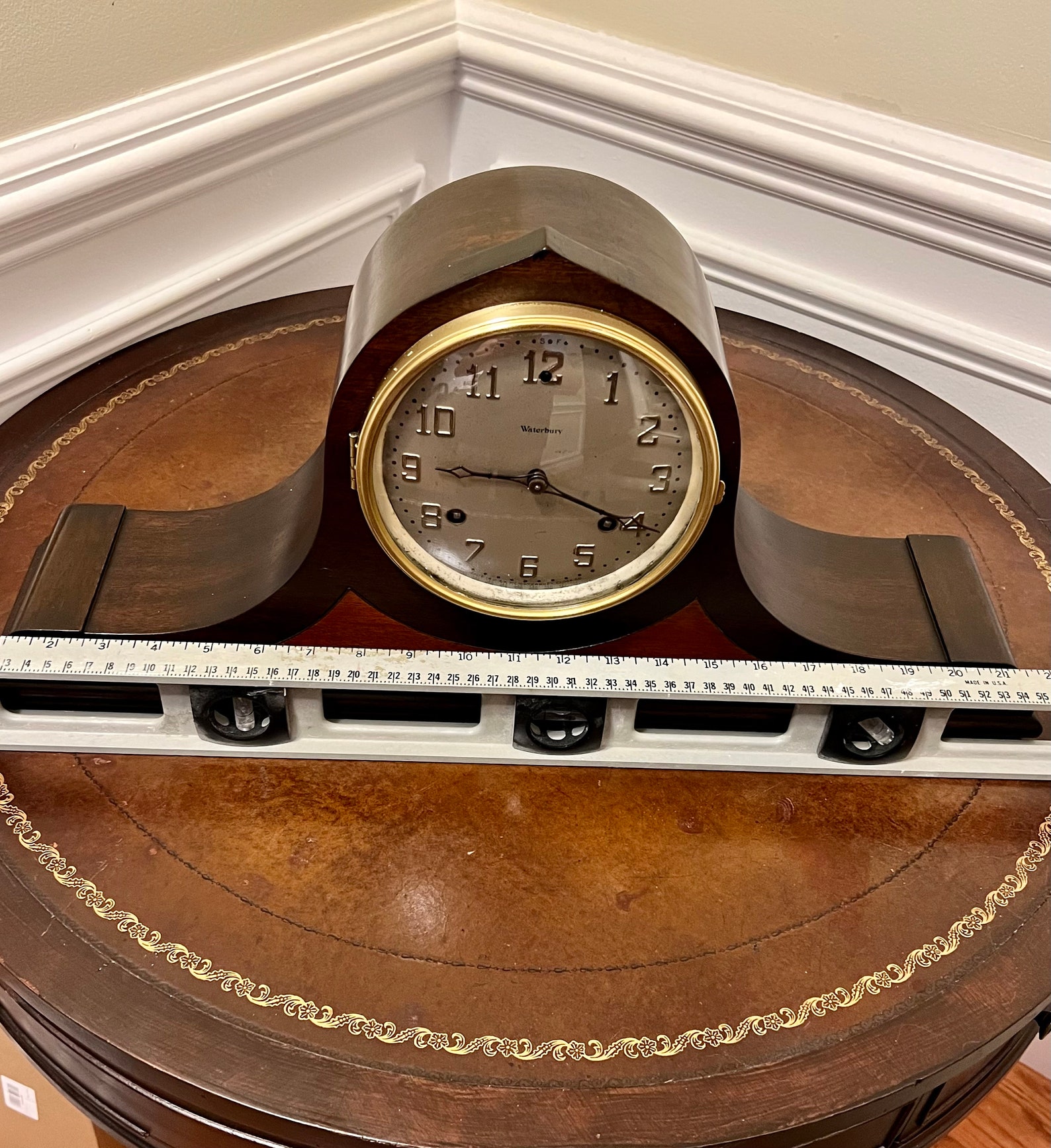 Vintage Waterbury Tambor Style Clock - Etsy