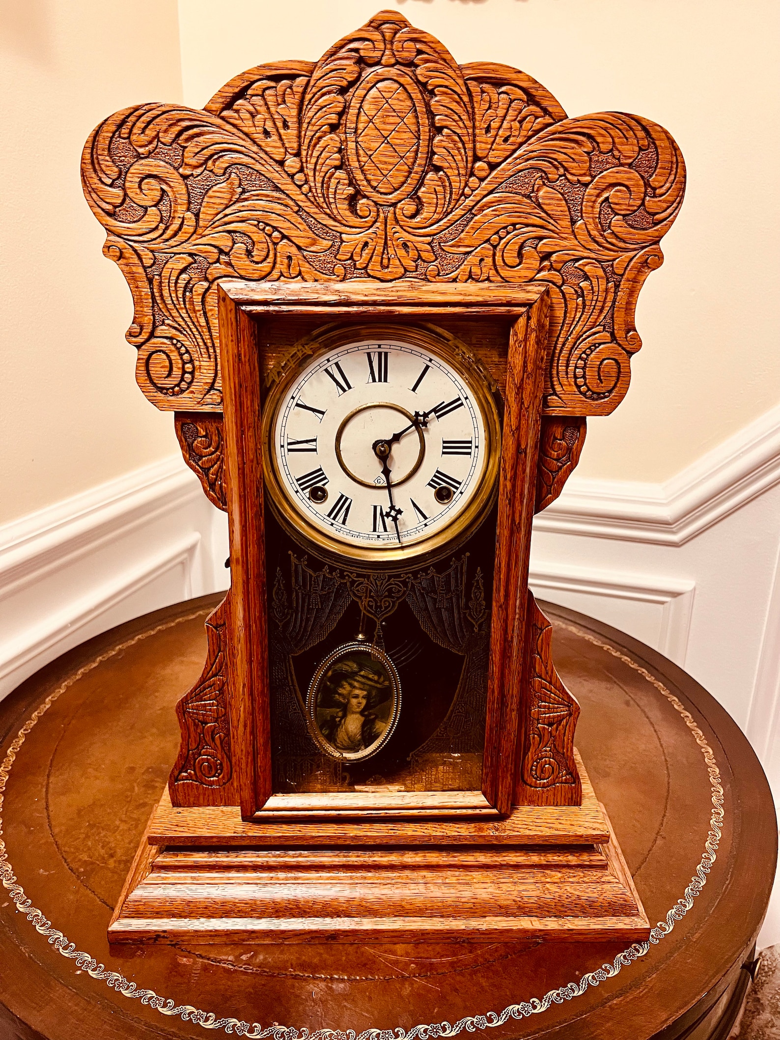 Antique Gilbert Gingerbread / Kitchen Clock - Etsy