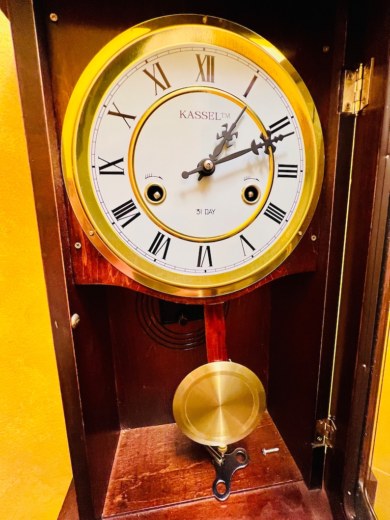 Vintage 31 Day Kassel Chiming Wall Clock - Etsy