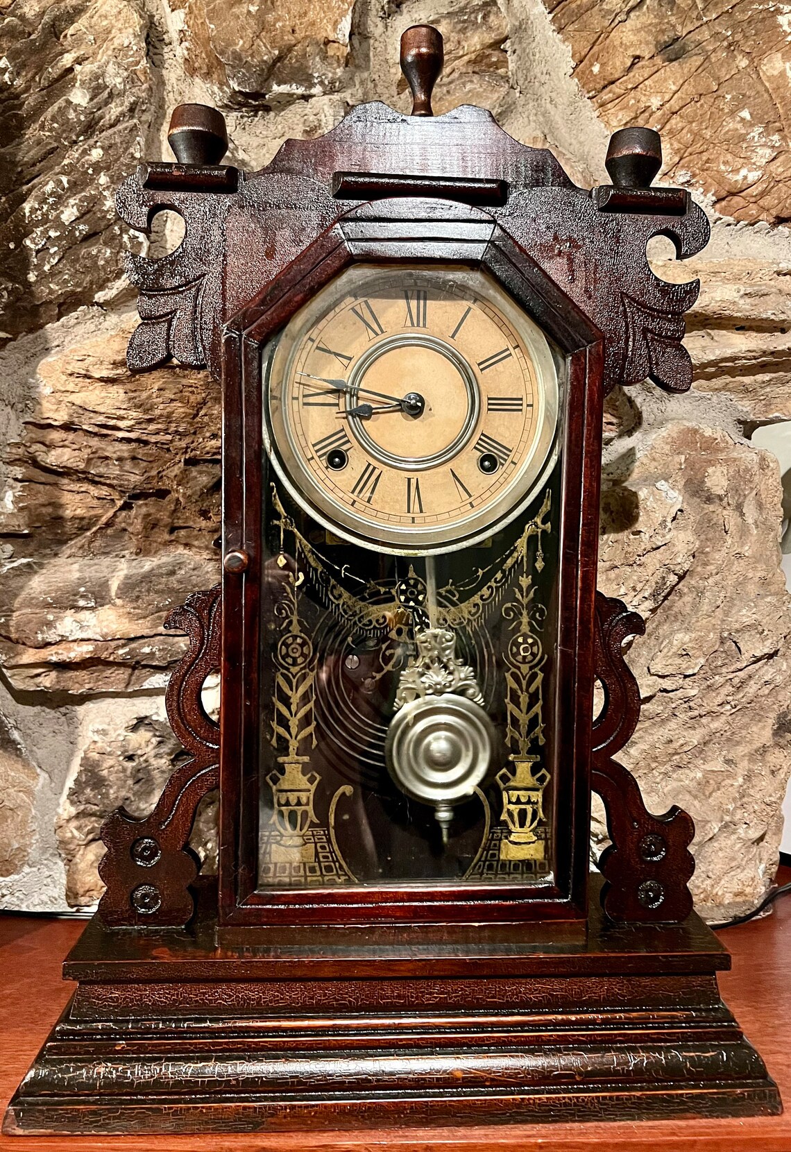 Antique Ansonia Kitchen Clock - Etsy