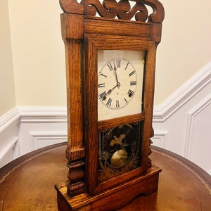 Antique Gilbert Pheasant Kitchen/mantel Clock - Etsy