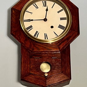 1920s Seth Thomas Time Only Octagon Drop Wall Regulator - Etsy