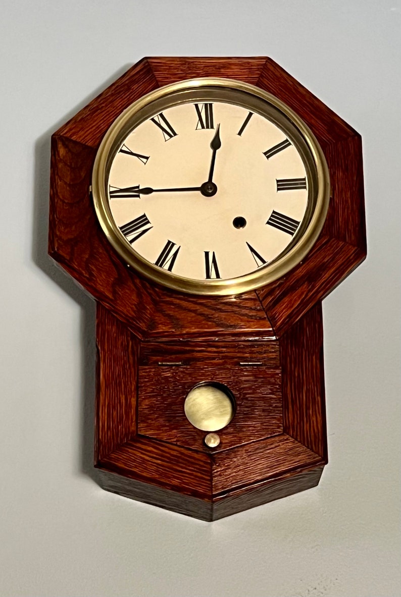 1920s Seth Thomas Time Only Octagon Drop Wall Regulator - Etsy