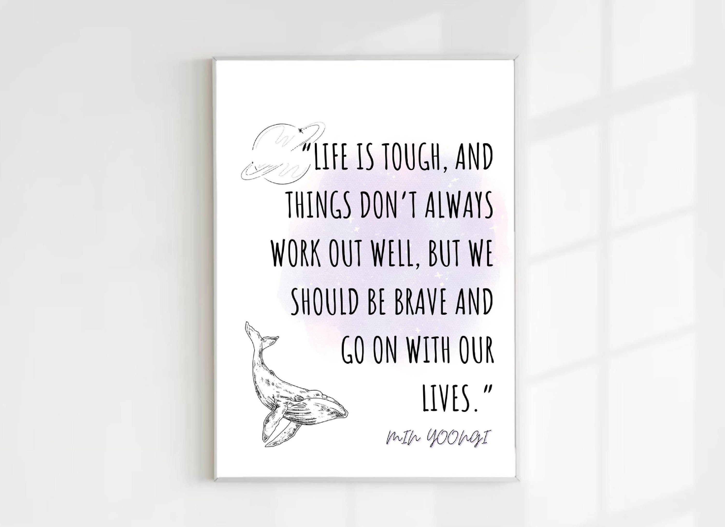 BTS Quotes Print Digital Print, BTS Wall Art, BTS Bundle Quotes ...