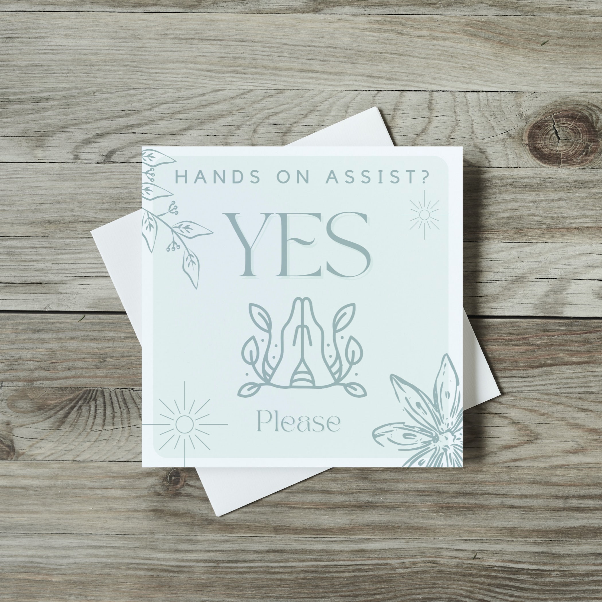 Yoga Consent Cards for Yoga Teachers | Permission to Assist or Adjust ...