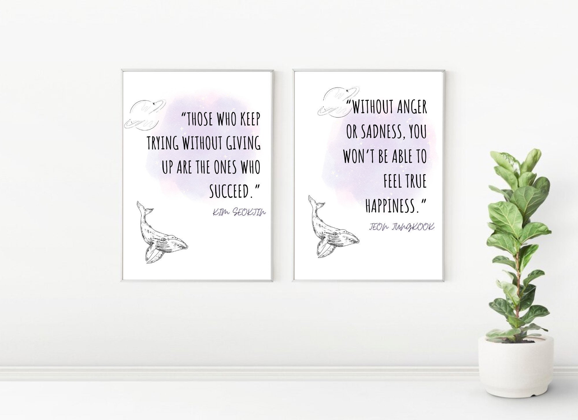 BTS Quotes Print Digital Print, BTS Wall Art, BTS Bundle Quotes ...