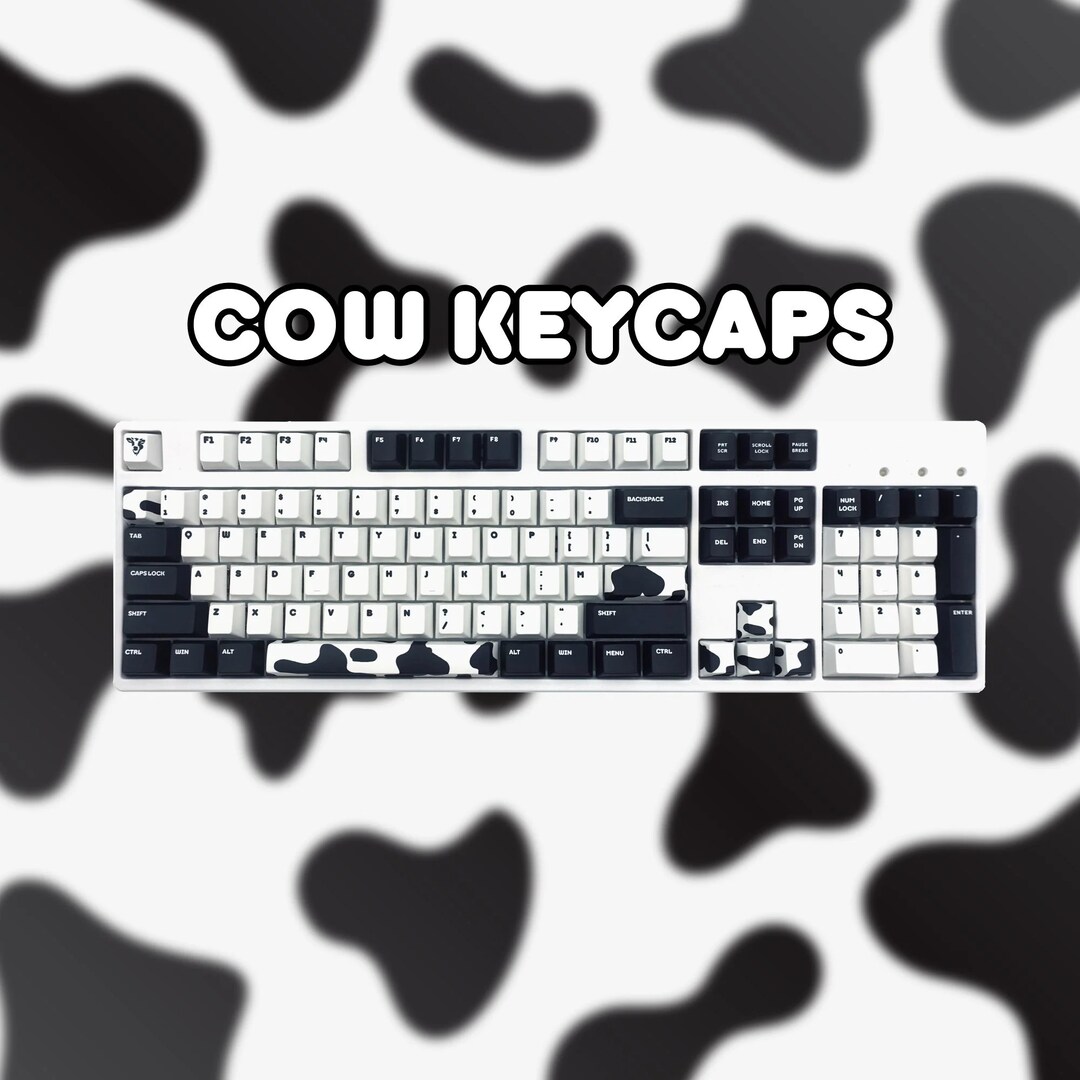 Cow Keycaps Cute Keycaps - Etsy