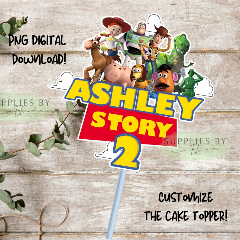 Toy Story PNG, Toy Story Cake Topper, Toy Story Clipart - Etsy