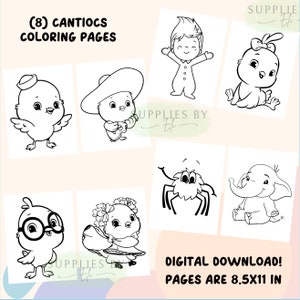 Canticos Coloring Pages, Canticos Birthday, Canticos PNG, Canticos ...