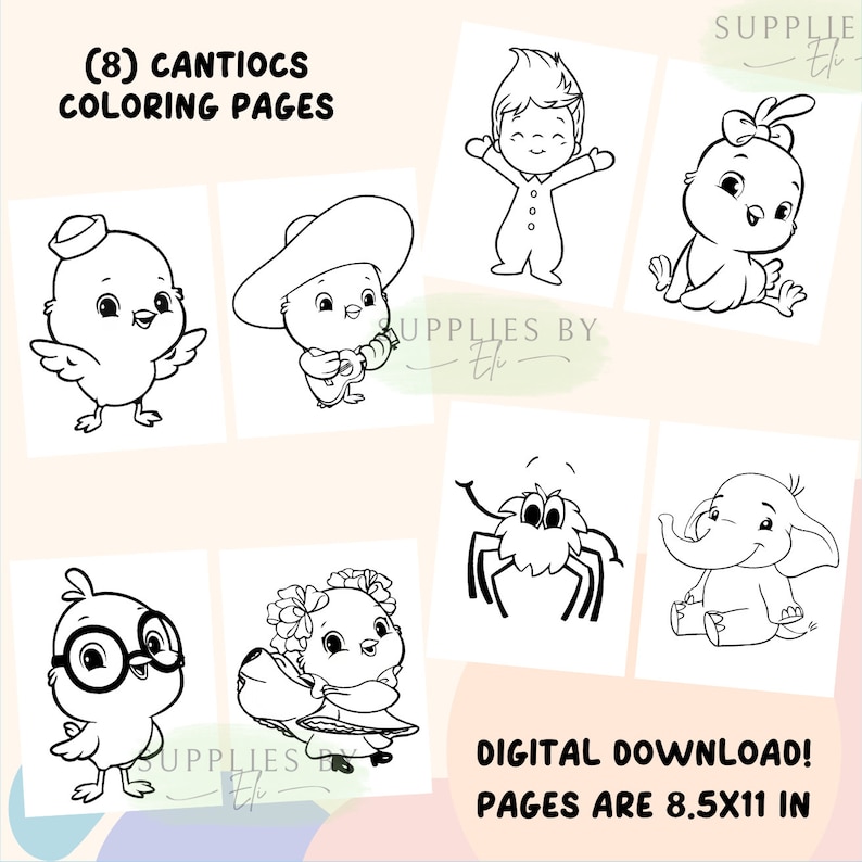 Canticos Coloring Pages, Canticos Birthday, Canticos PNG, Canticos ...