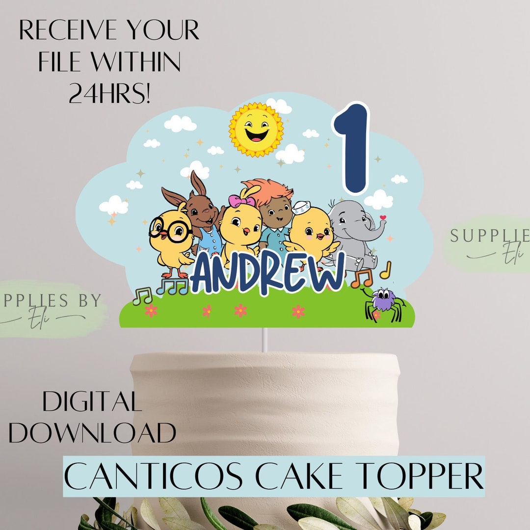 Canticos Cake Topper, Canticos Birthday, Canticos PNG, Canticos ...