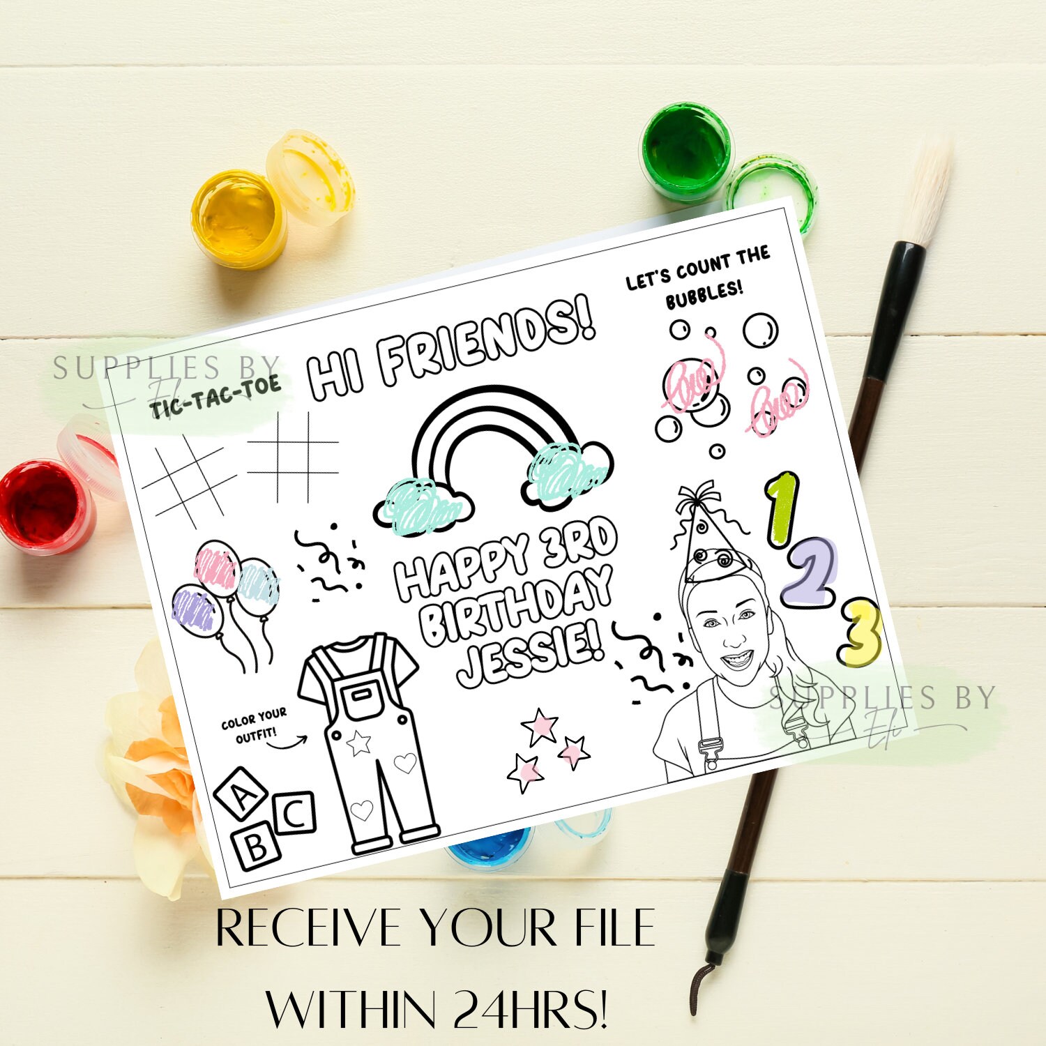 Ms. Rachel Activity Page Download, Ms. Rachel Birthday, Party ...