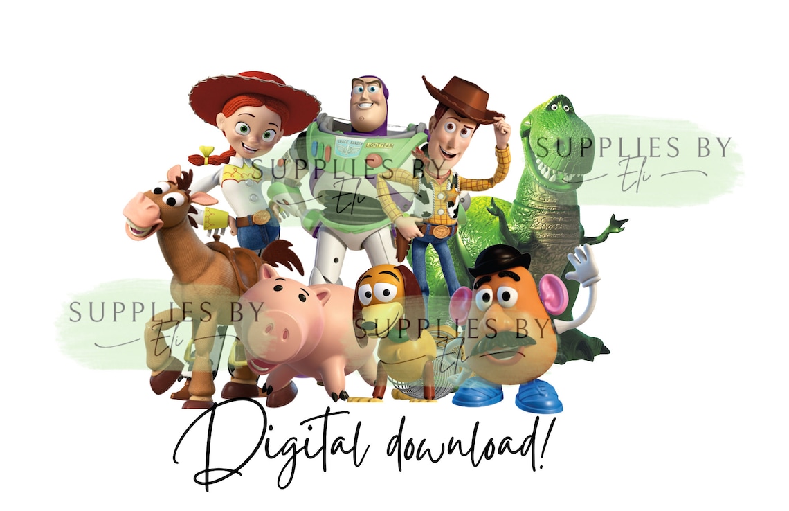 Toy Story PNG Toy Story Group Picture PNG - Etsy