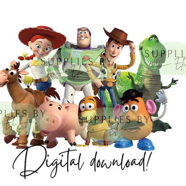 Toy Story Sublimation Png - Etsy