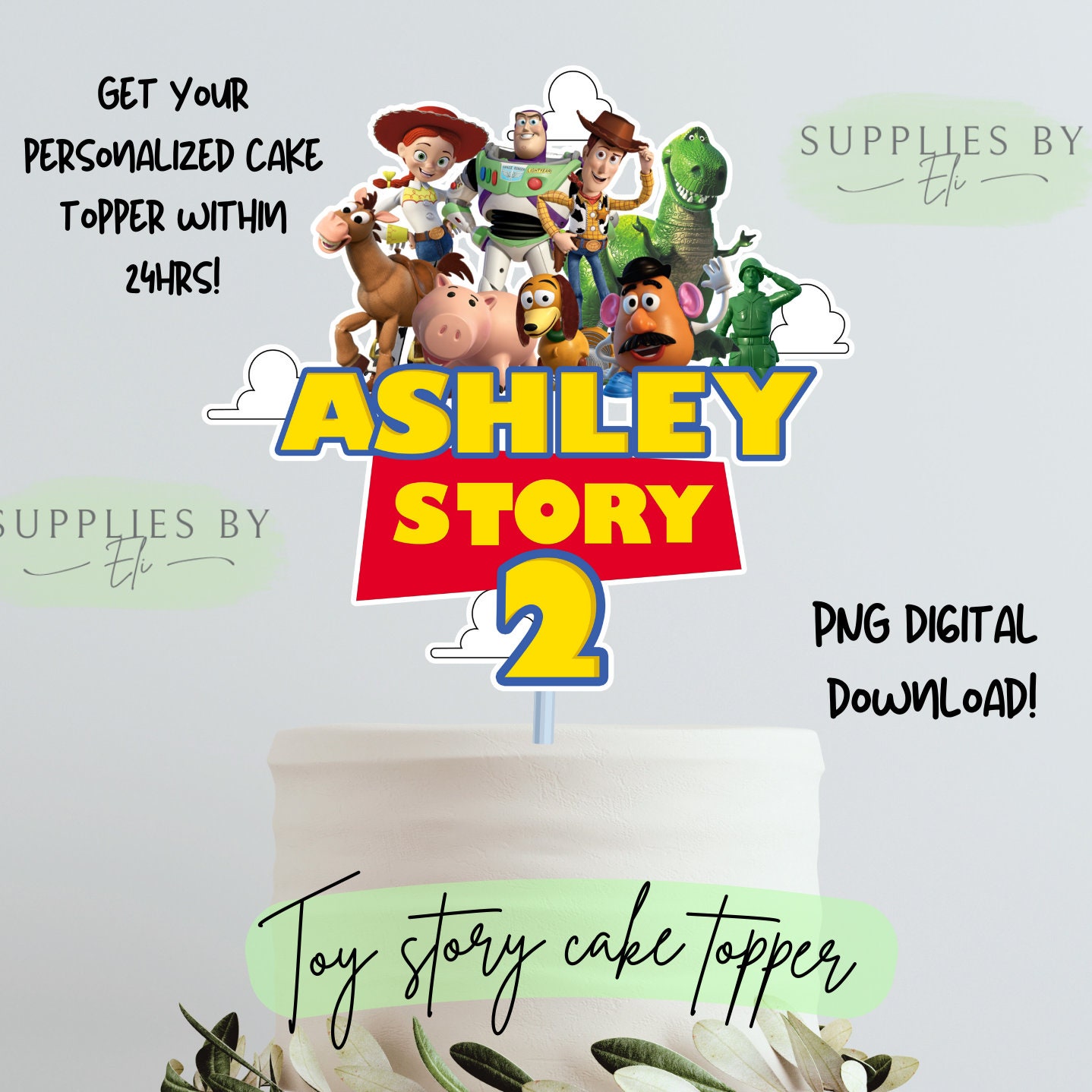 Toy Story PNG, Toy Story Cake Topper, Toy Story Clipart - Etsy
