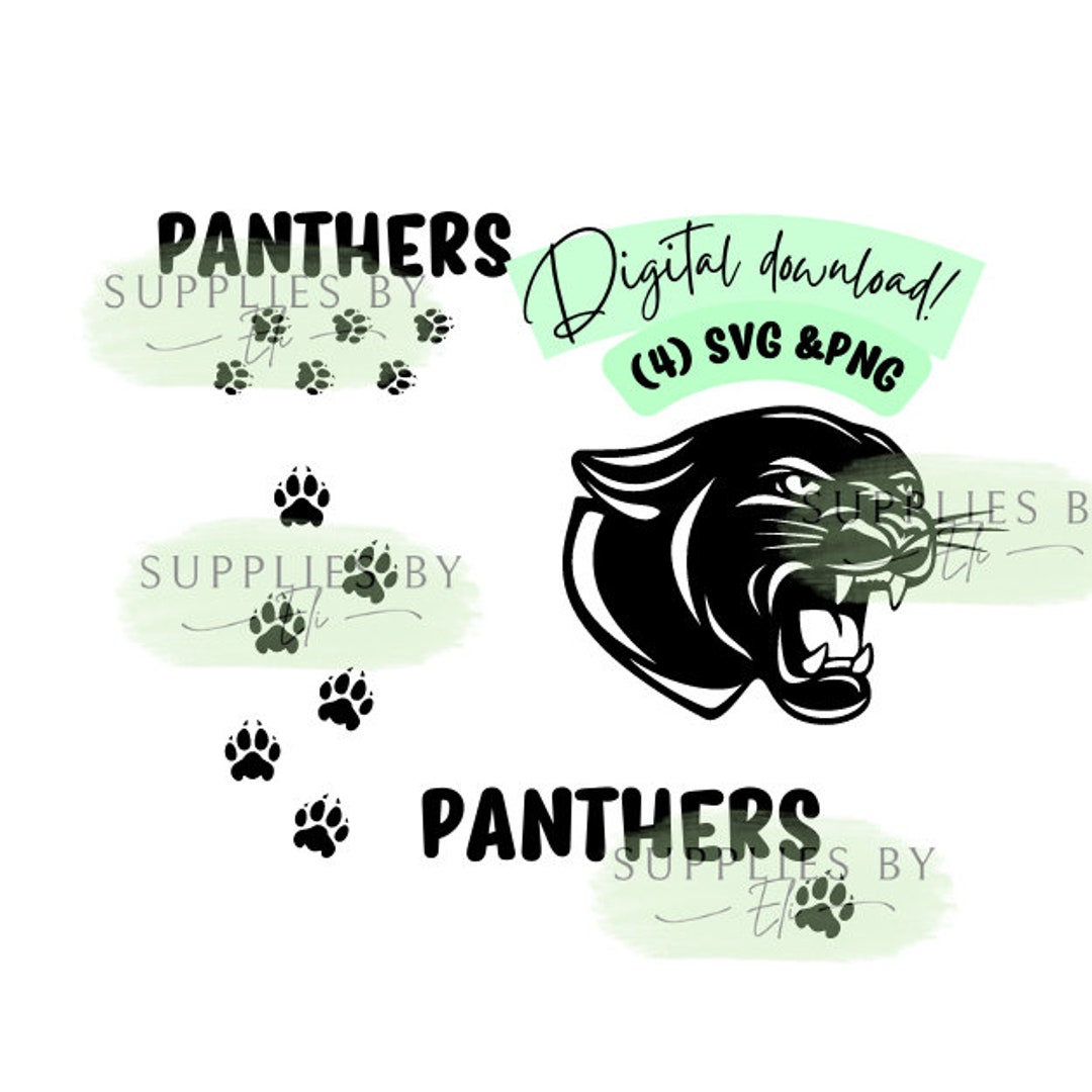 Panther SVG, Panther PNG, Panthers SVG, Go Panthers, Sportswear Svg, - Etsy