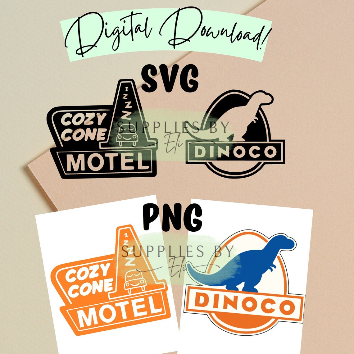 Cozy Cone SVG, PNG, Dinoco PNG, Cars Svg, Cars Decor, Cars Svg - Etsy