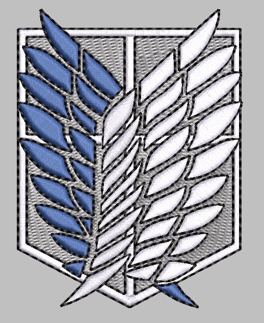 Scout Regiment Embroidery File 2"x3", 3.7"x5",5"x7". .jef, .pes, .dst ...