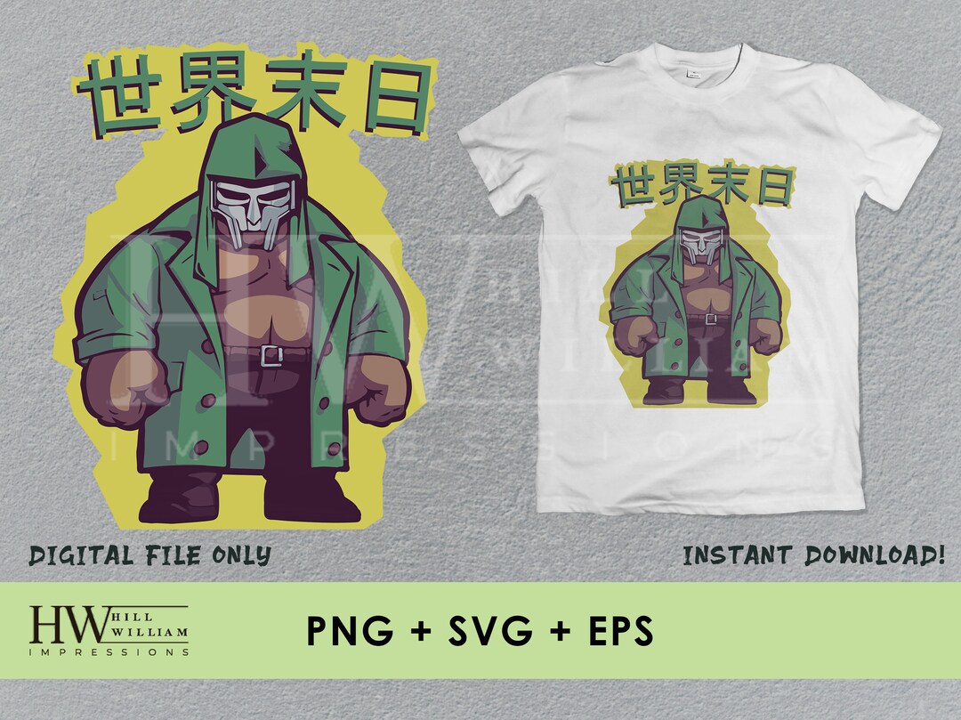 PRINTABLE DOWNLOAD Mf DOOM Art Doom Artwork Hip Hop Art - Etsy