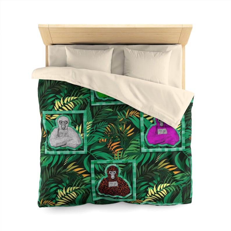 Gorilla Tag Vr-inspired Microfiber Duvet Cover, Lightweight, Custom ...