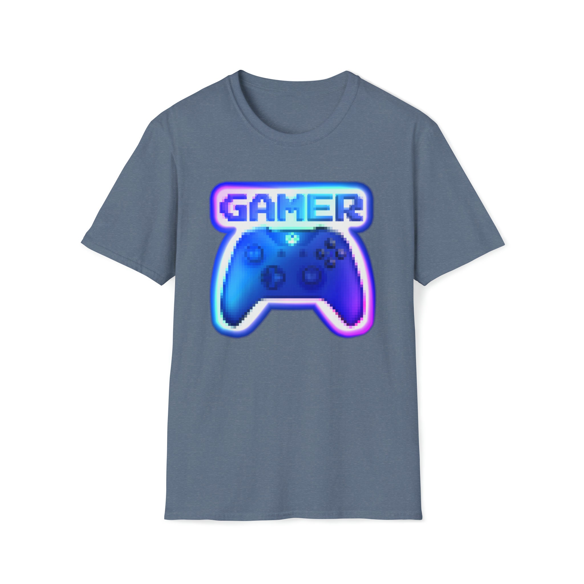 16 Bit Gamer Controller Unisex Softstyle T-shirt Controller - Etsy