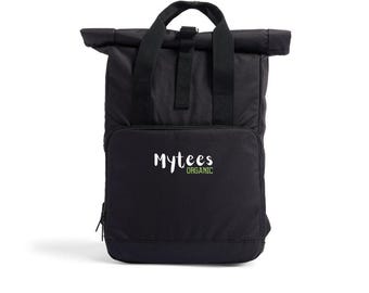 Embroidered Twin Handle Roll Top Backpack - Whimseylabs - Etsy