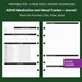 ADHD Medication and Behavior Tracker Plus Journal, Printable Simple ...