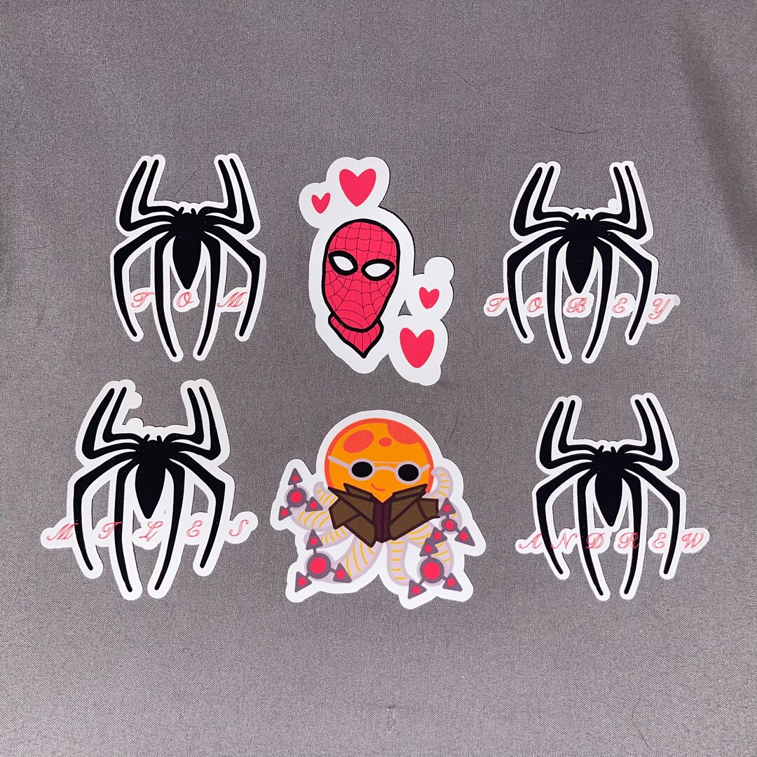 Spider-man Stickers - Etsy