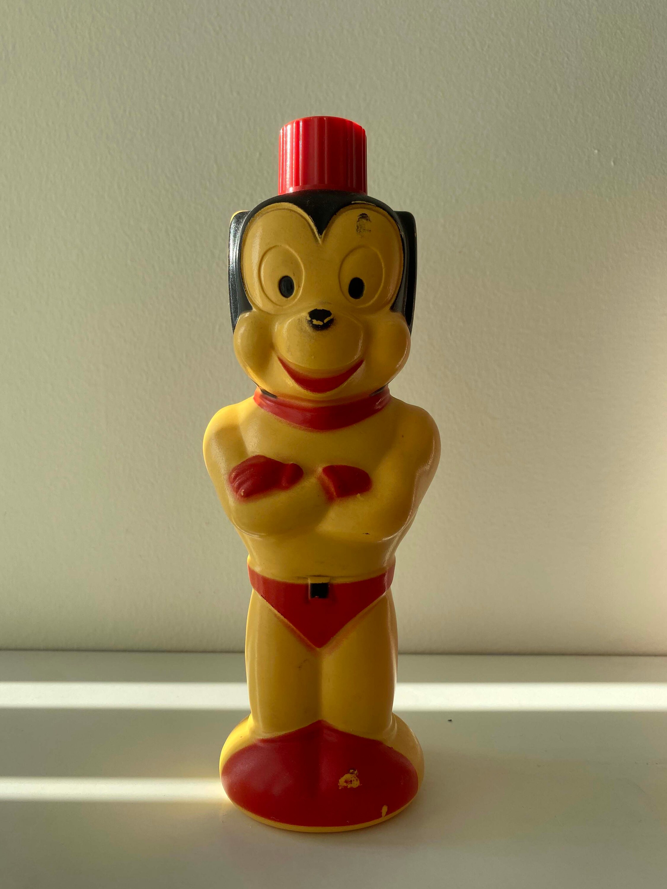 Mighty Mouse Vintage Empty Soaky Bubble Bath Toy Rare Vintage 1960's ...