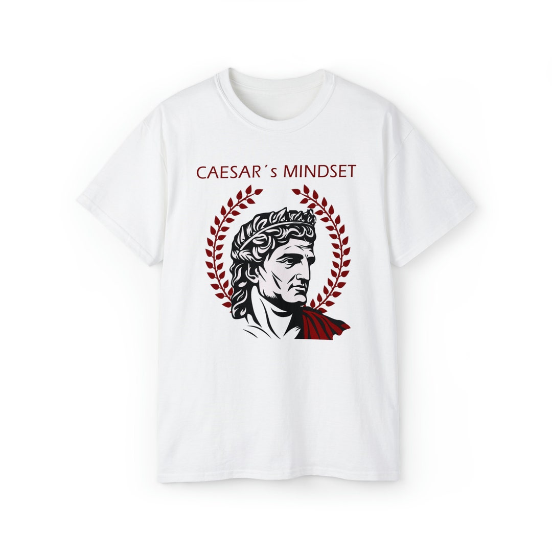 Caesar's Mindset red T-shirt - Etsy