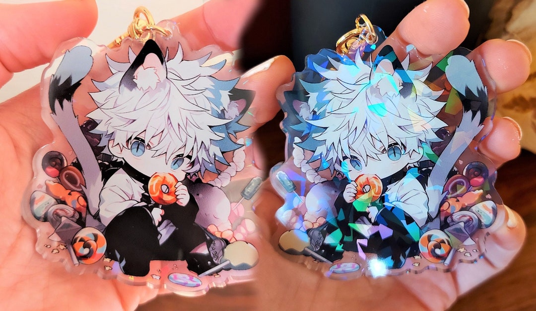 Adorable Killua Eating Candy Keychain With or Without Broken - Etsy