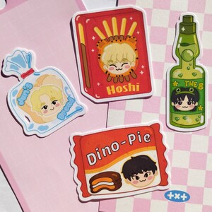 SVT Sticker Set / Cutie Snacks Sticker Collection / Fanmade Kit / Kpop ...