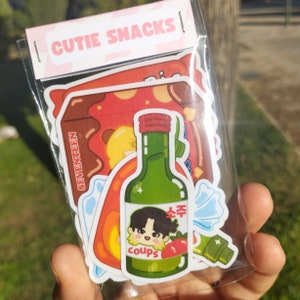 SVT Sticker Set / Cutie Snacks Sticker Collection / Fanmade Kit / Kpop ...