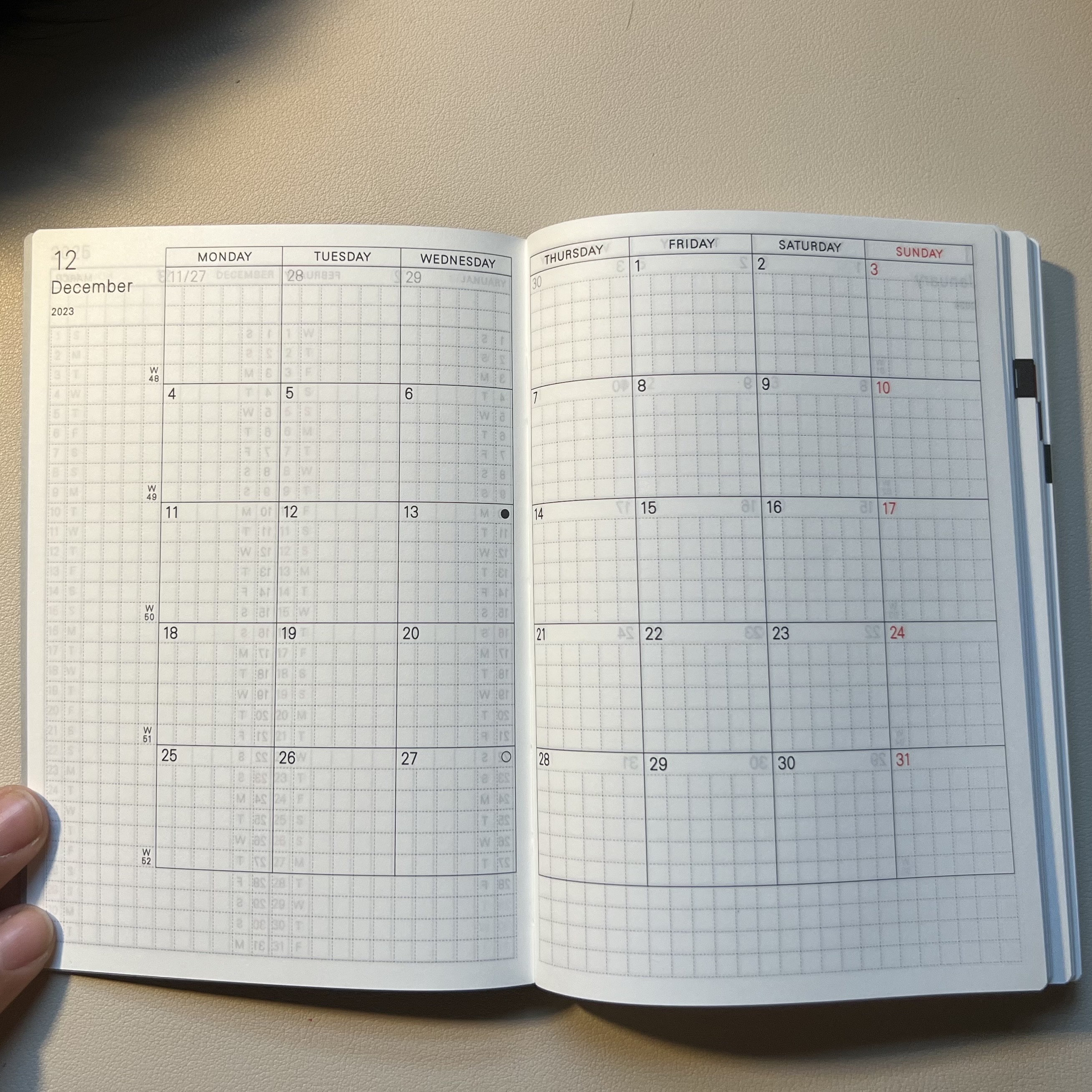 2024 Hobonichi English A6 Techo Planner Arts & Science Book [A6 Size ...