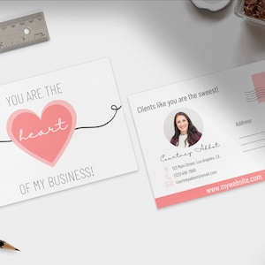 You Are the Heart of My Business | Valentines Day Client Appreciation ...
