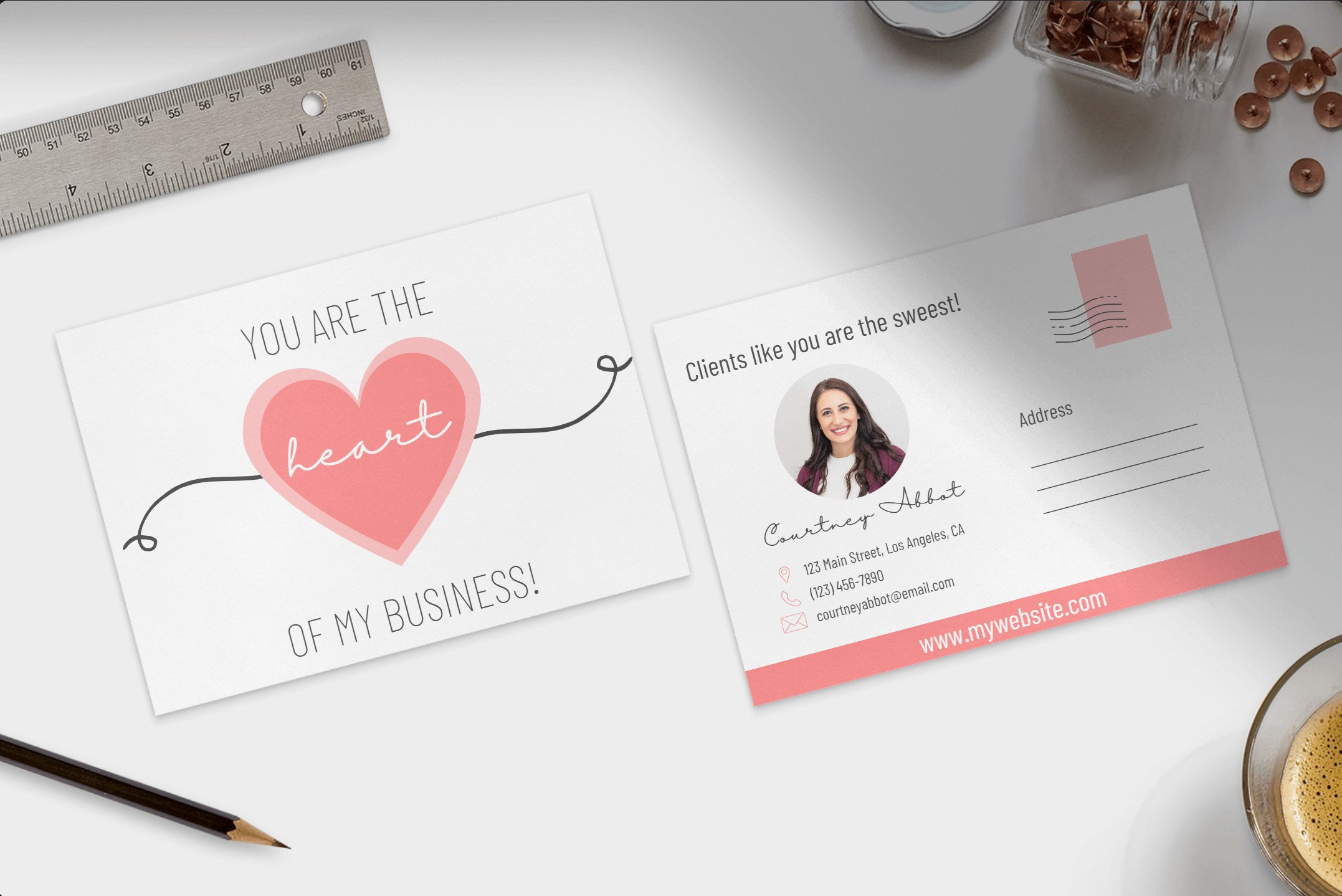 You Are the Heart of My Business | Valentines Day Client Appreciation ...