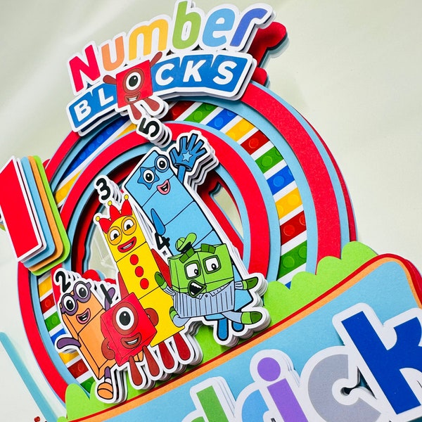 Number Blocks - Etsy
