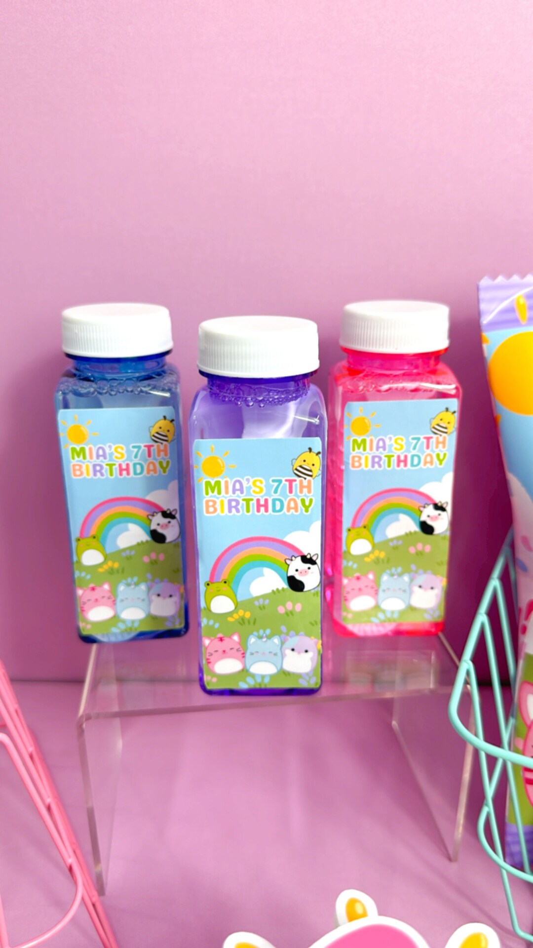 Personalized Bubble Party Favors, Kids Bubbles, Party Favors, Custom ...