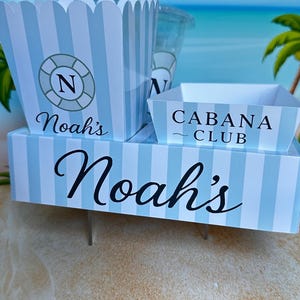 Custom Snack Tray Box for Kids, Personalized Party Food Tray Set W/ Cup ...