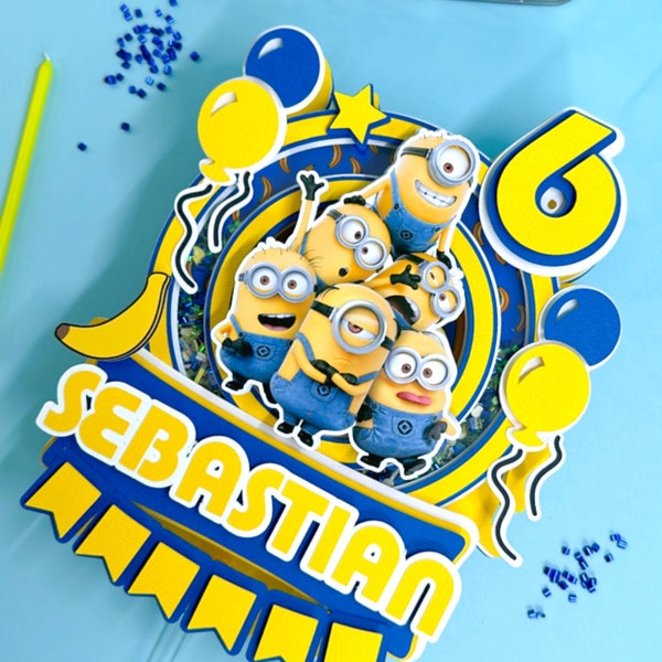 Minion Cake Topper - Etsy