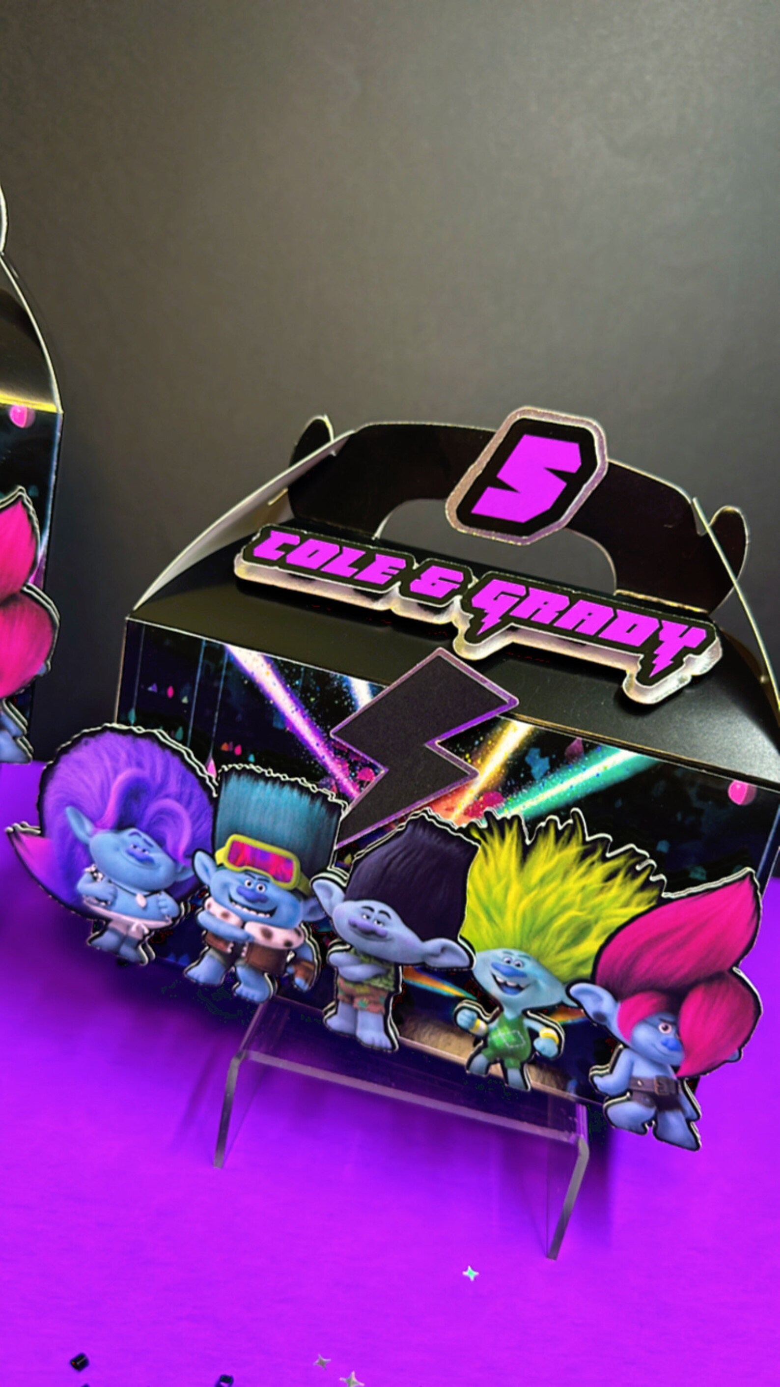 Trolls Favor Boxes Brozone Candy Boxes, Brozone Gable Boxes, Brozone ...