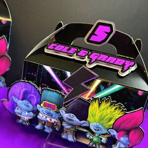 Trolls Favor Boxes Brozone Candy Boxes, Brozone Gable Boxes, Brozone ...